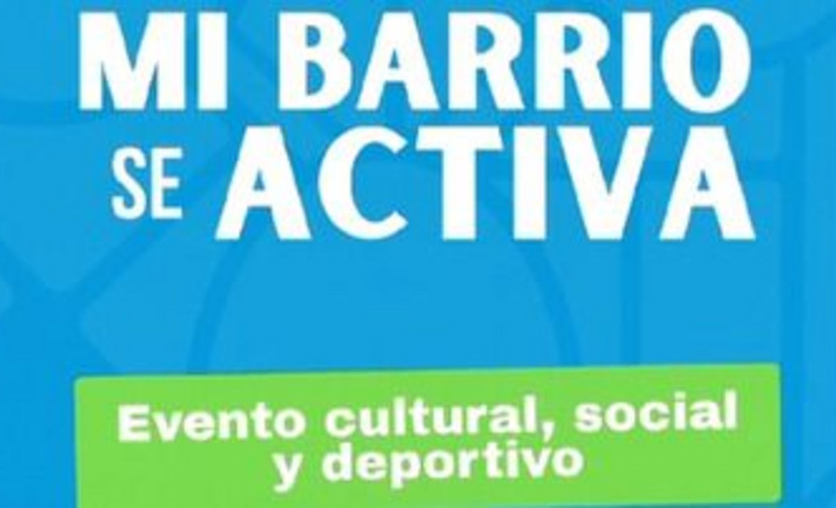 "Mi barrio se activa" estará en el Esperanza
